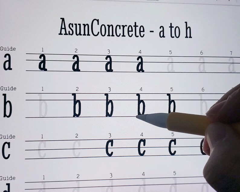 Typewriter Handwriting Practice Sheet, Neat Typewriter Tracing ...