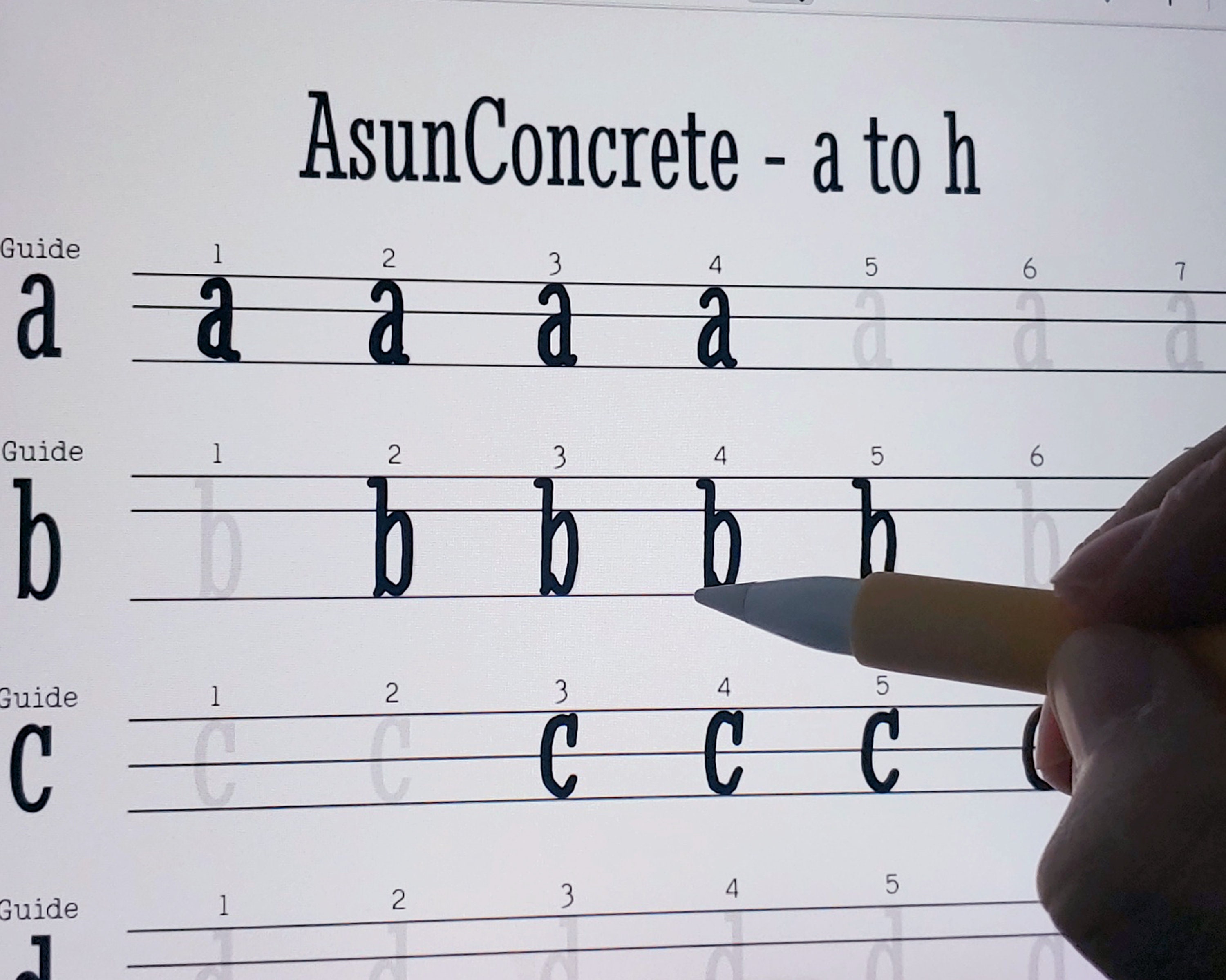 Typewriter Handwriting Practice Sheet, Neat Typewriter Tracing ...