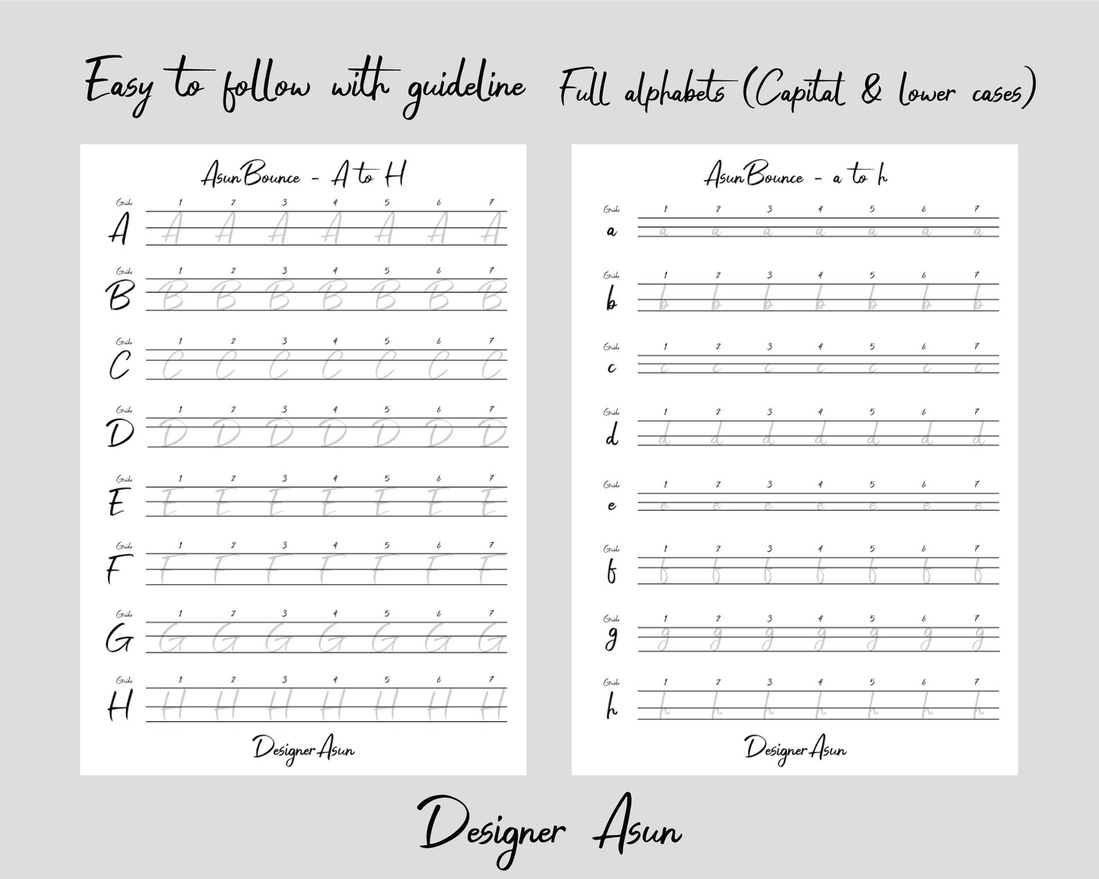 Neat Handwriting Practice Sheet for Adult, Creative Hobby for Girls at ...