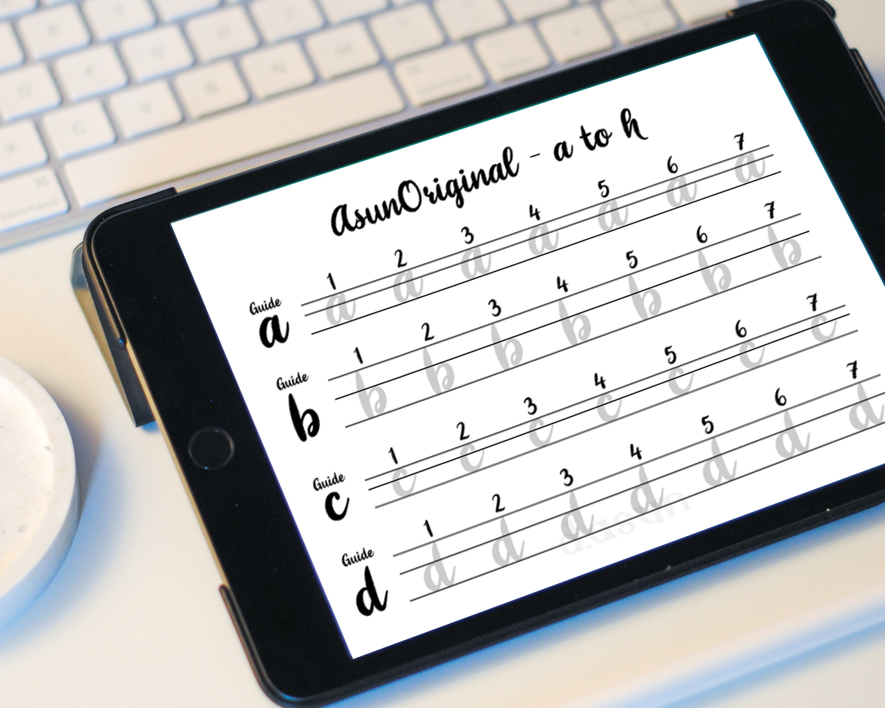 Procreate Brush Lettering Printable Worksheet | Hand Lettering Brush ...