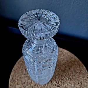 Luxurious Crystal Carafe With a Hand-cut Motif 1960s - Etsy