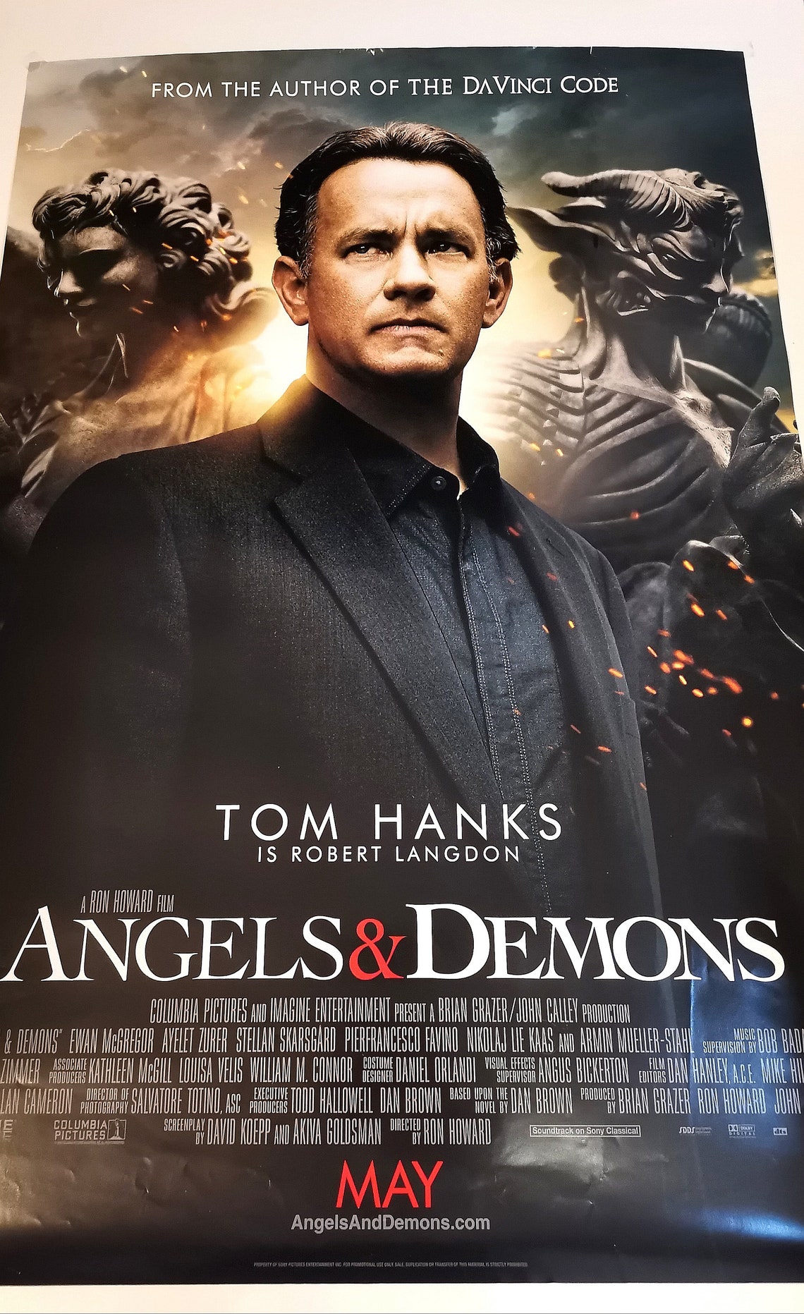 Original Movie Poster ANGELS & DEMONS 2009 - Etsy