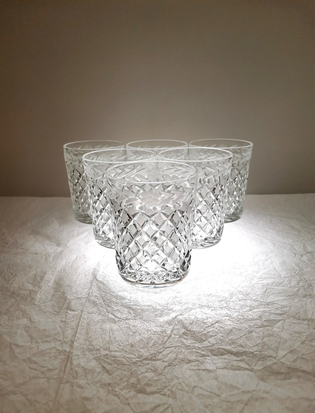 Crystal Brandy/ Cognac/ Iced Coffee Glasses Bohemia 6pcs - Etsy