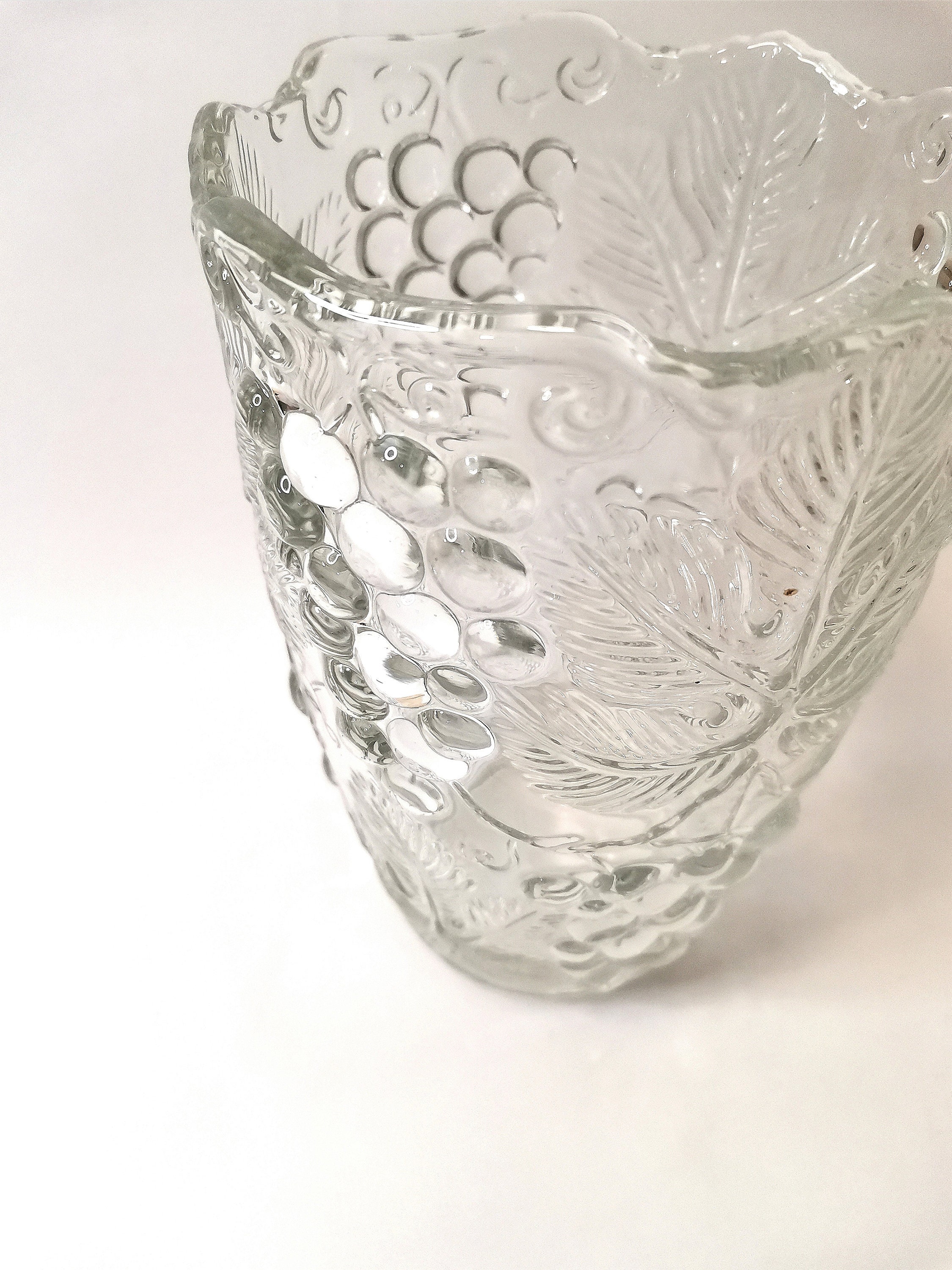 Vase 'grapes' Pressed Glass by Frantisek Peceny Sklo Union 1965 - Etsy