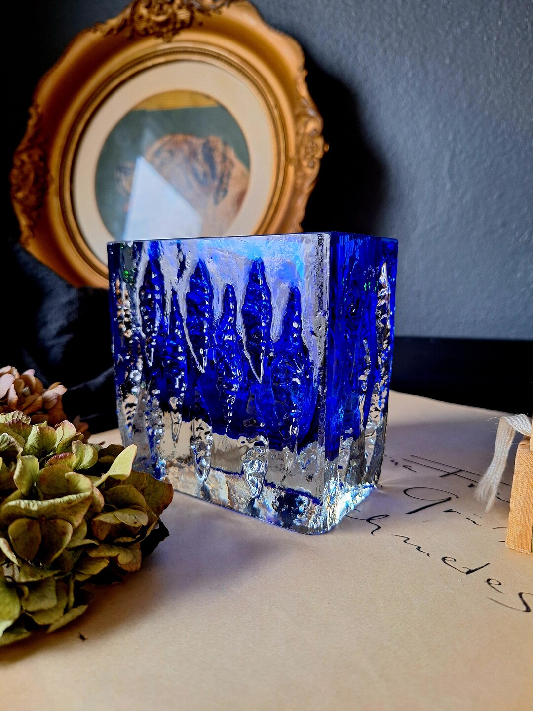 Ingrid Glashütte Vase by Kurt Wokan 1980 - Etsy