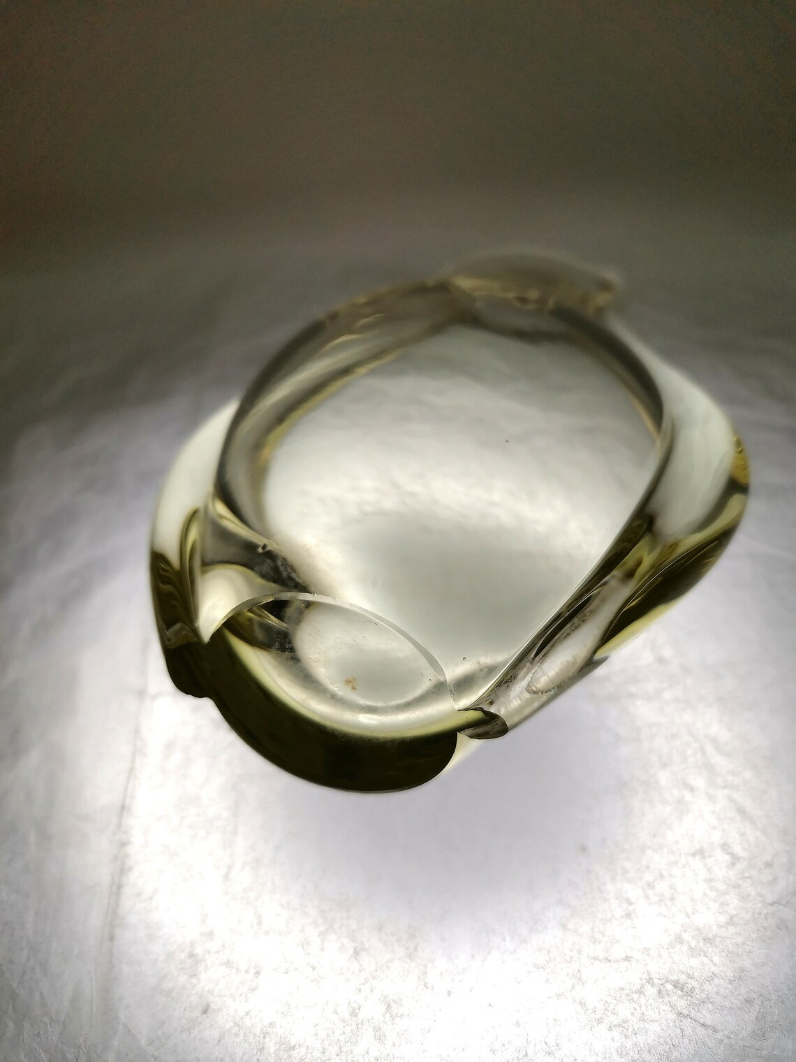 Citrine Glass Vase by Frantisek Zemek 1960s - Etsy