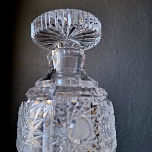 Luxurious Crystal Carafe With a Hand-cut Motif 1960s - Etsy