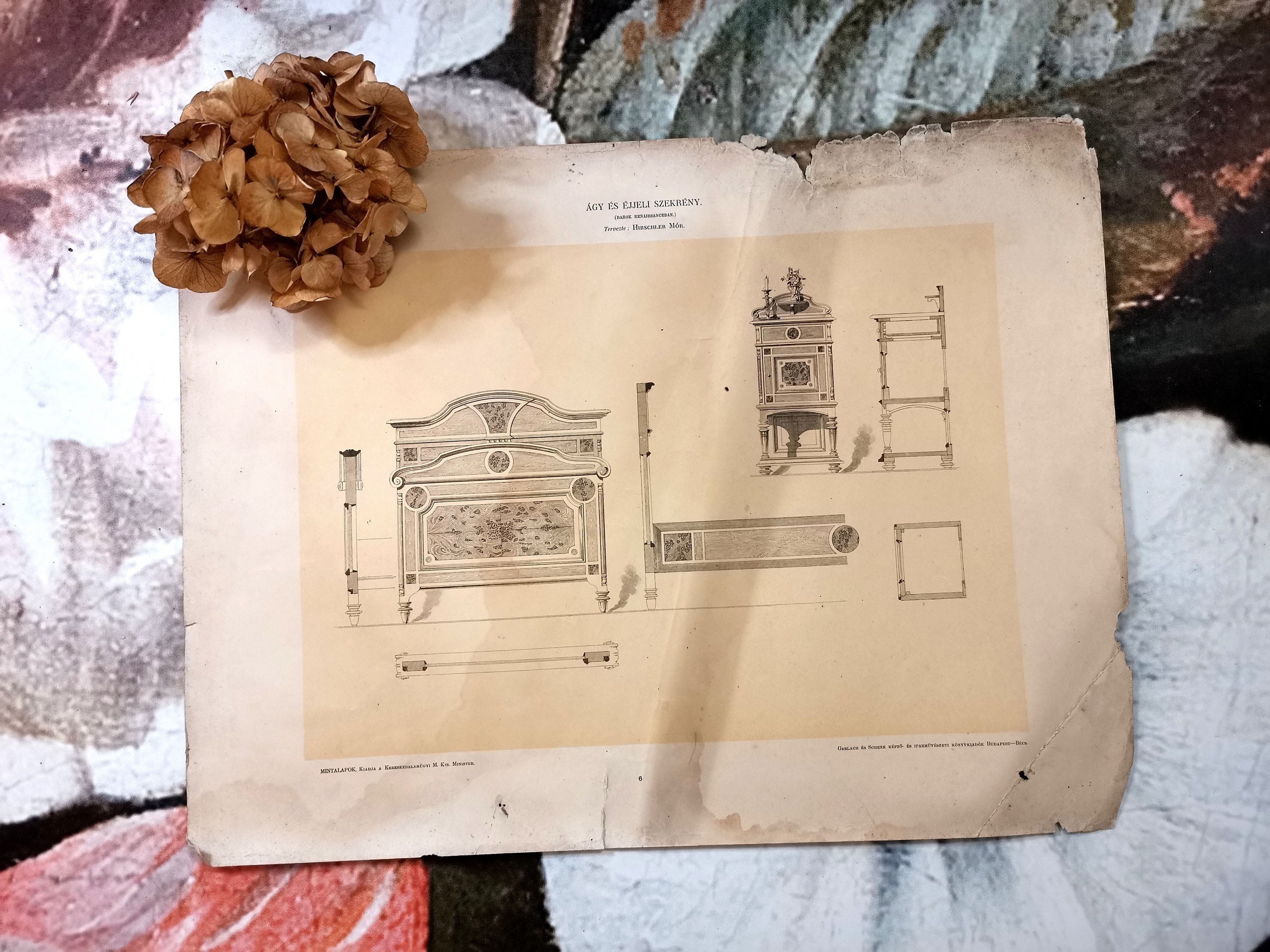 Antique Furniture Design Poster From 1897 - Etsy