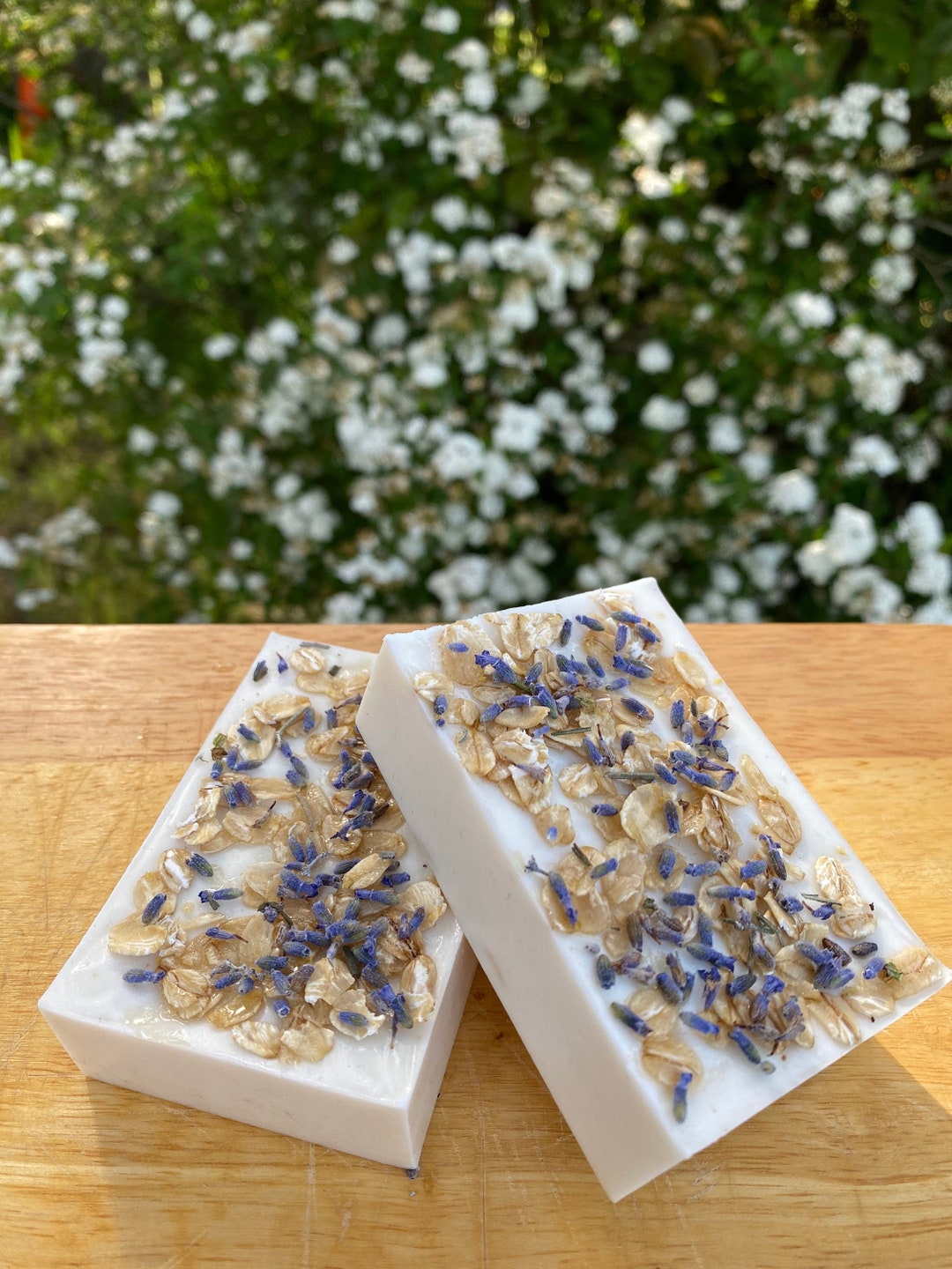 Oatmeal Lavender Honey Soap | Handmade Soap Bar | Natural Oat Soap ...