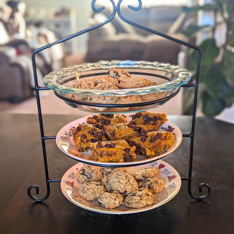 3 Tier Plate Holders - Etsy