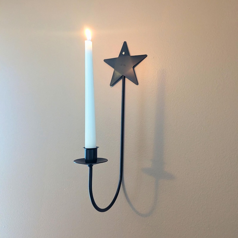 Black Star Sconces - Etsy
