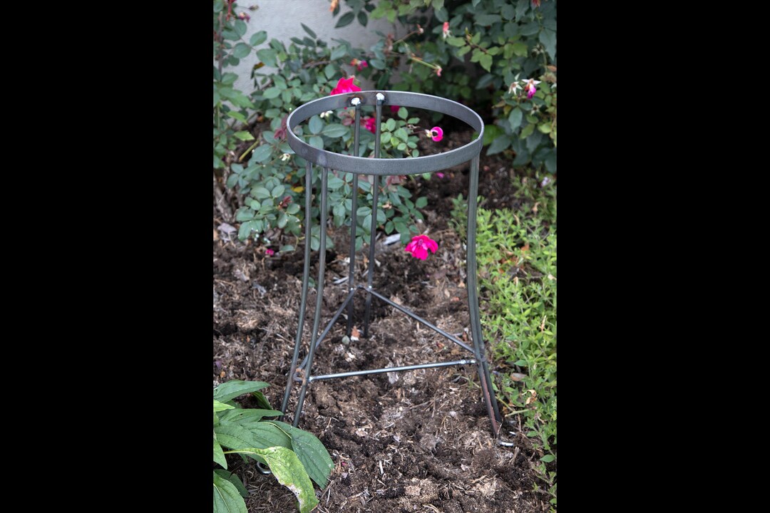 Large Orb Stand for Outdoor Garden or Flowerbed | Amish Handmade ...