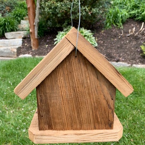 Rustic Hanging Condo Birdhouse Handmade Weather Resistant Double - Etsy