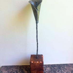 Amish Hand-forged Steel Calla Lily - Artificial Flower - Etsy