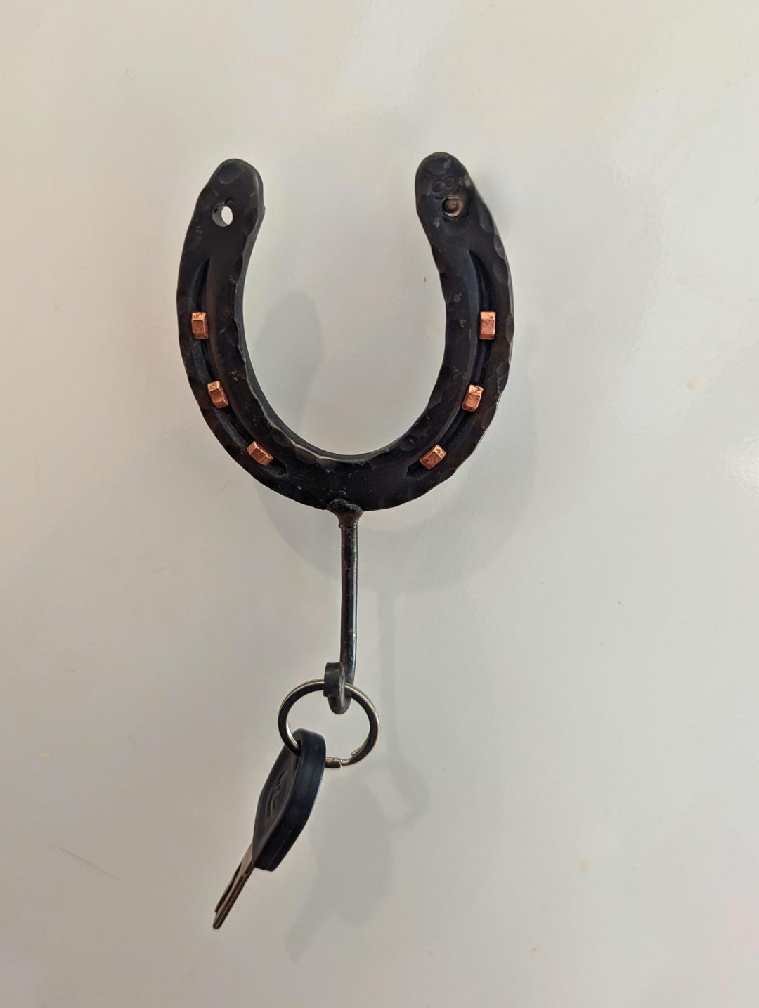 Hand-forged Amish Blacksmith Pony Shoe Wall Hook – Reclaimed Metal ...