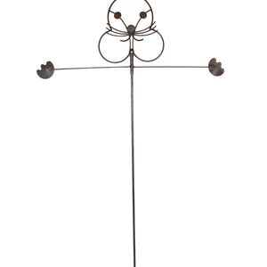 Rabbit Scarecrow | Outdoor Metal Art | Wrought Iron | Amish Handmade in ...