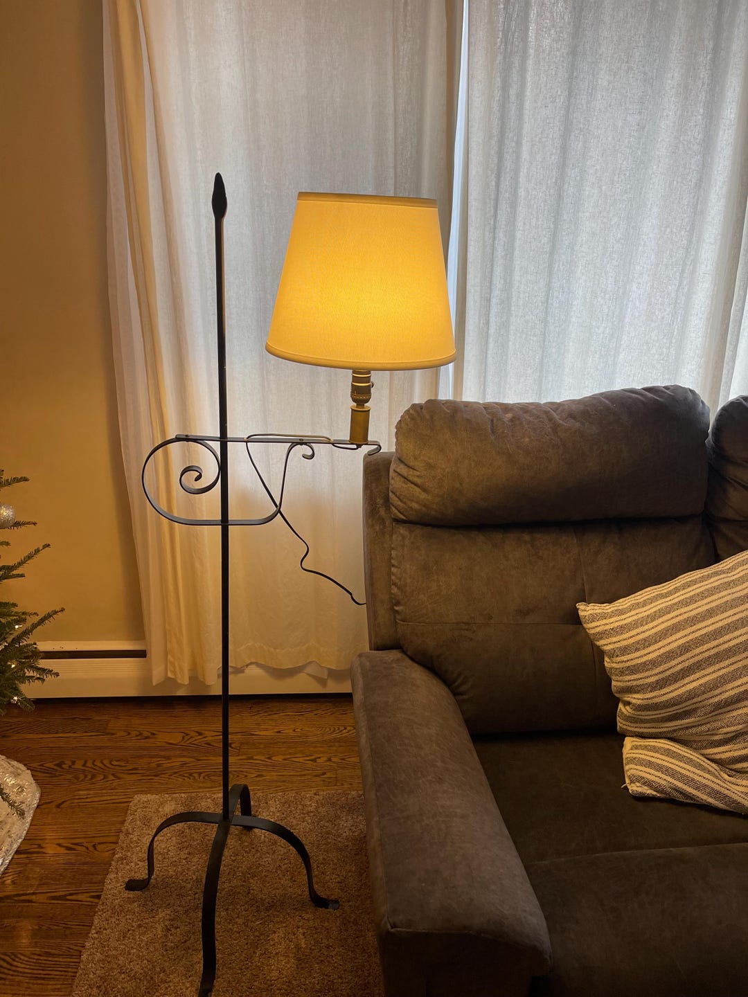 Wrought Iron Floor Lamp Three Styles- Amish Handmade - Etsy