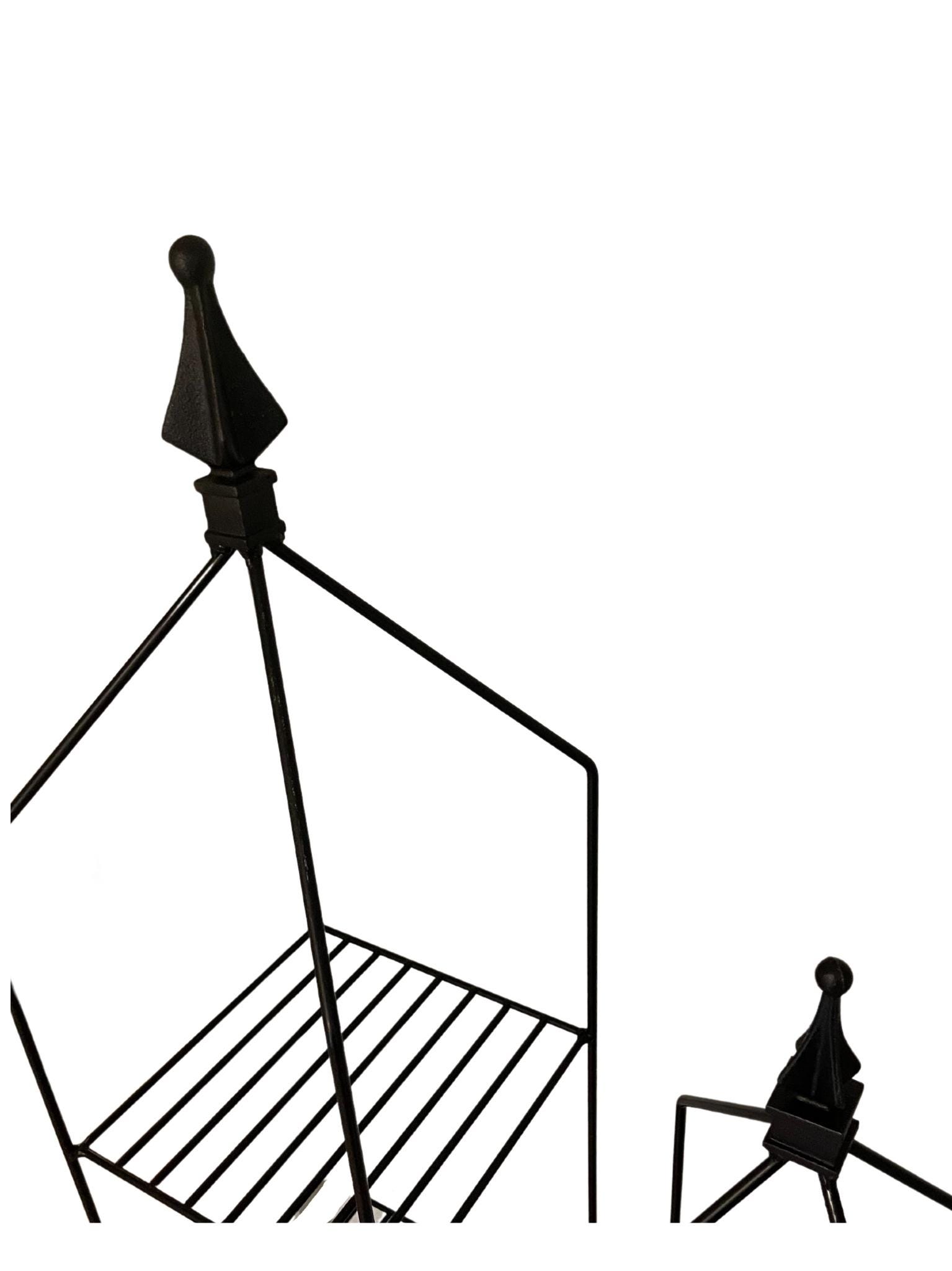 Wrought Iron Shelf Stand, Small and Large, Amish Made - Etsy