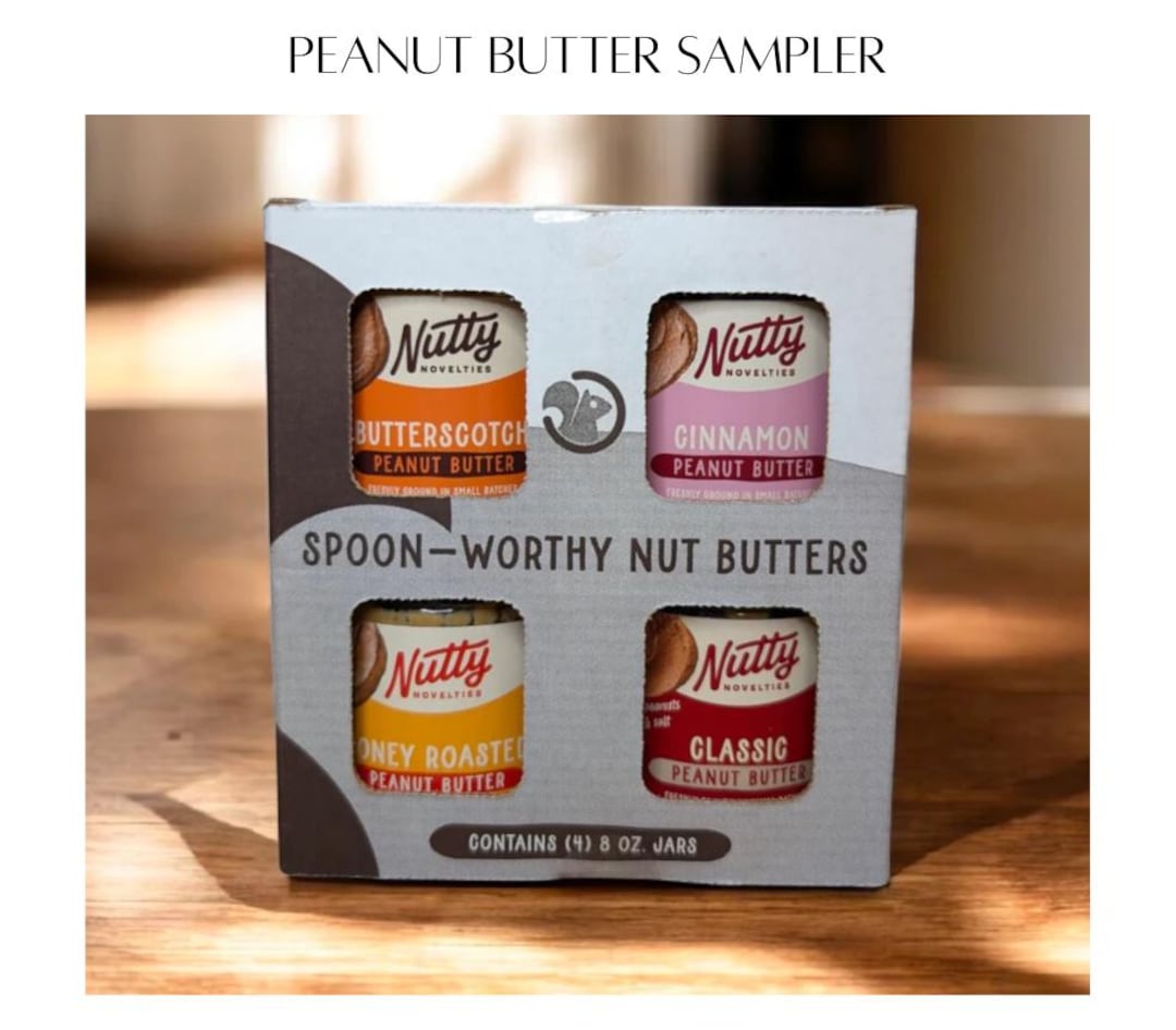 Gourmet Peanut Butter Sampler – Nut Butter Gift Basket - Etsy