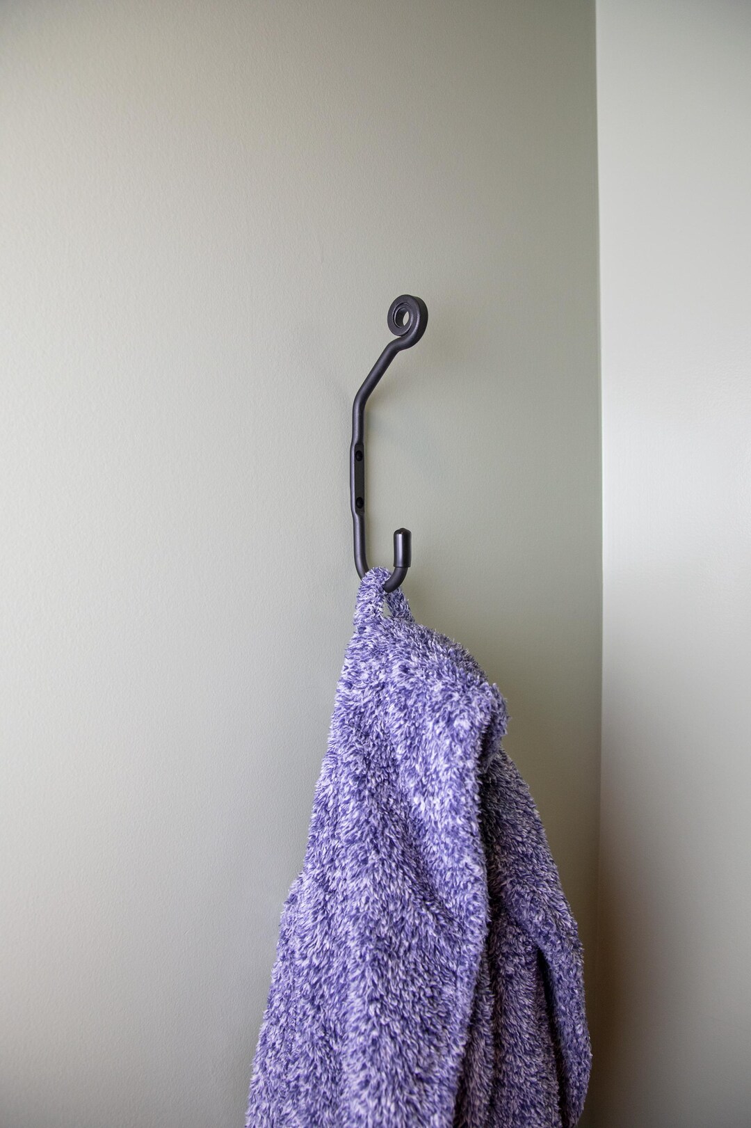 Wrought Iron Metal Robe & Closet Hook- Amish Made - Etsy