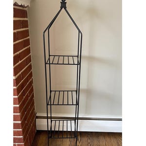 Wrought Iron Shelf Stand, Small and Large, Amish Made - Etsy