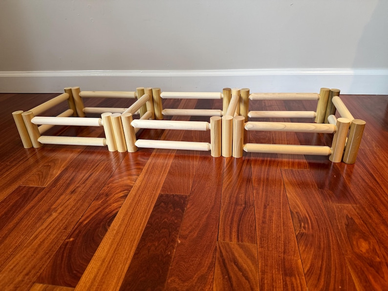Fence-n-play- Children Toy Fence- Amish Made 12 Piece Set - Etsy