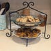 Amish Handmade Wrought Iron Double Pie Stand – Pastry & Bakery Display ...