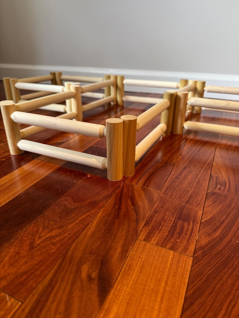 Fence-n-play- Children Toy Fence- Amish Made 12 Piece Set - Etsy
