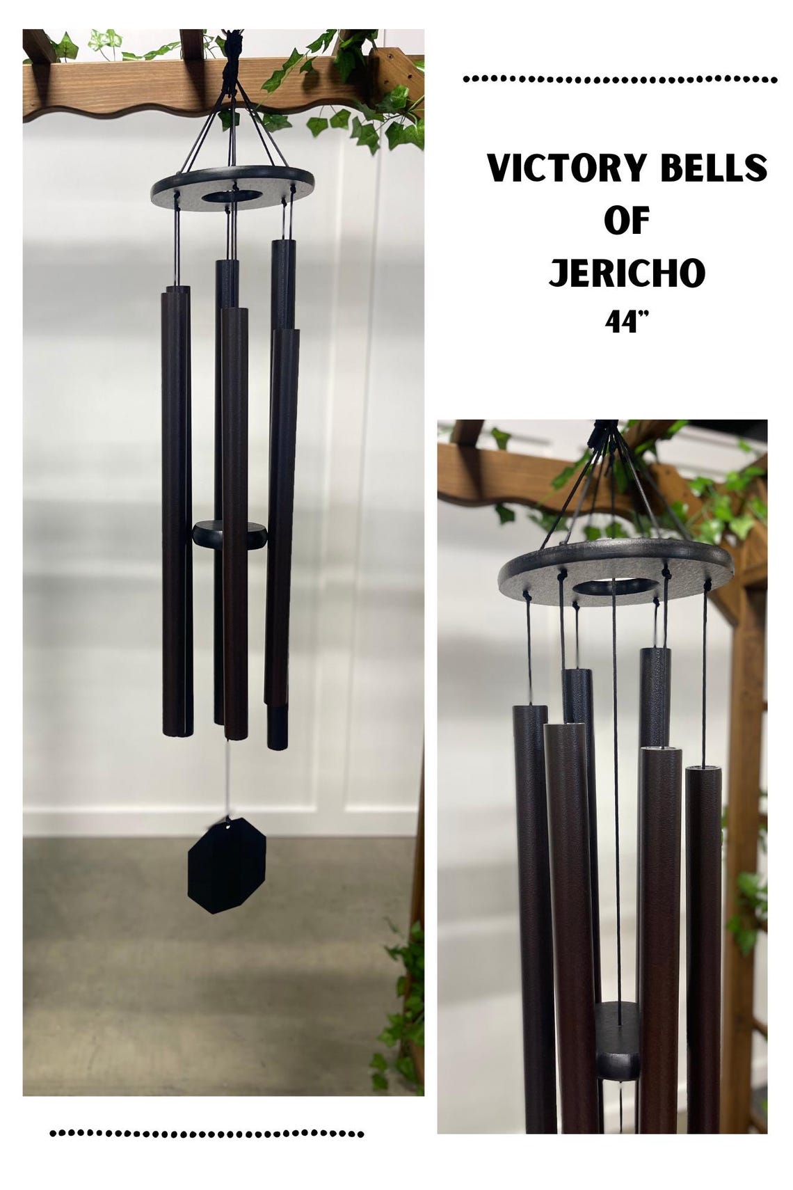 Wind Chimes Aluminum Tubes- Biblical Bells Series- Amish Made - Etsy