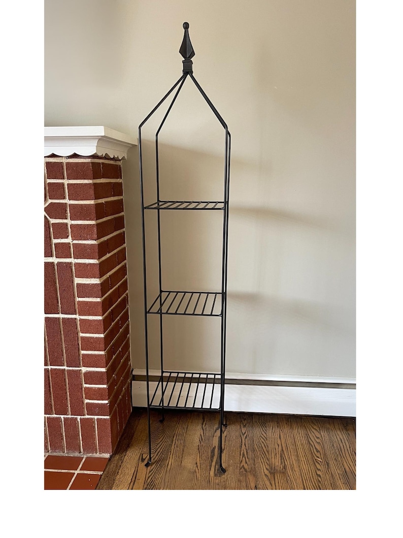 Wrought Iron Shelf Stand, Small and Large, Amish Made - Etsy