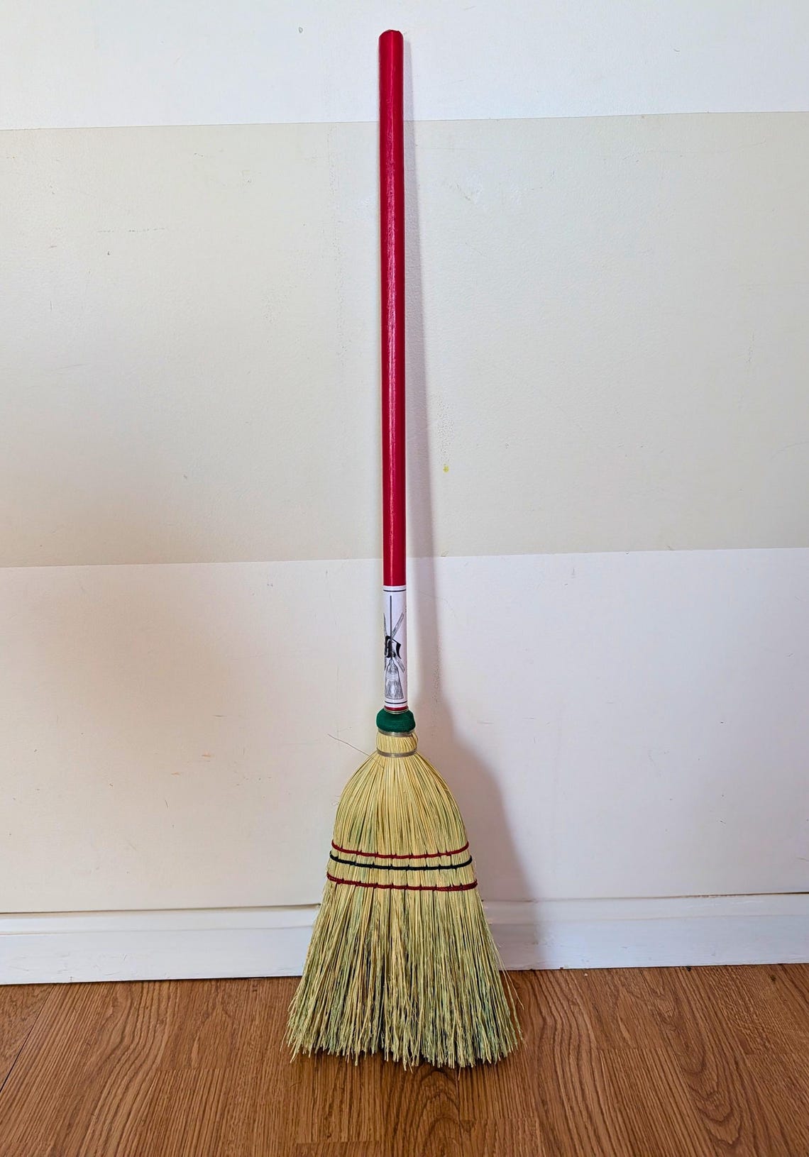 Handmade Amish Toy Broom – Natural Broomcorn Kids Broom, 32" Long - Etsy