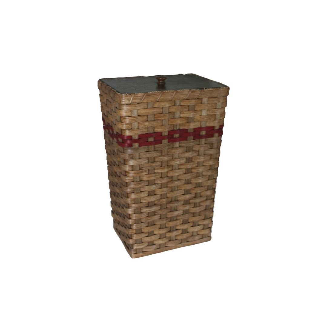 Woven Kitchen Waste Basket, 13 Gallon Waste Basket, Amish Handmade ...