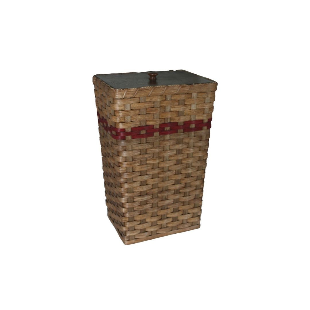 Woven Kitchen Waste Basket, 13 Gallon Waste Basket, Amish Handmade ...