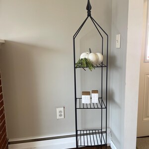 Wrought Iron Shelf Stand, Small and Large, Amish Made - Etsy