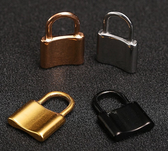 Custom Name Square Lock Necklaces for Women Friendship Couple - Etsy