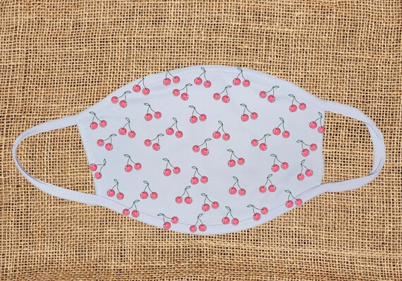 Cherries Face Mask Cherries Mask Cherries Face Cover | Etsy