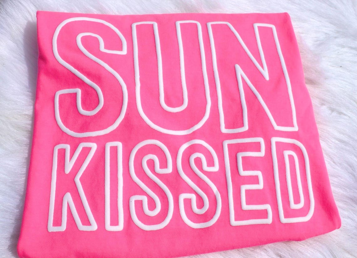 Summer Sunkissed Puff Print Comfort Colors T-shirts and Tanks - Etsy
