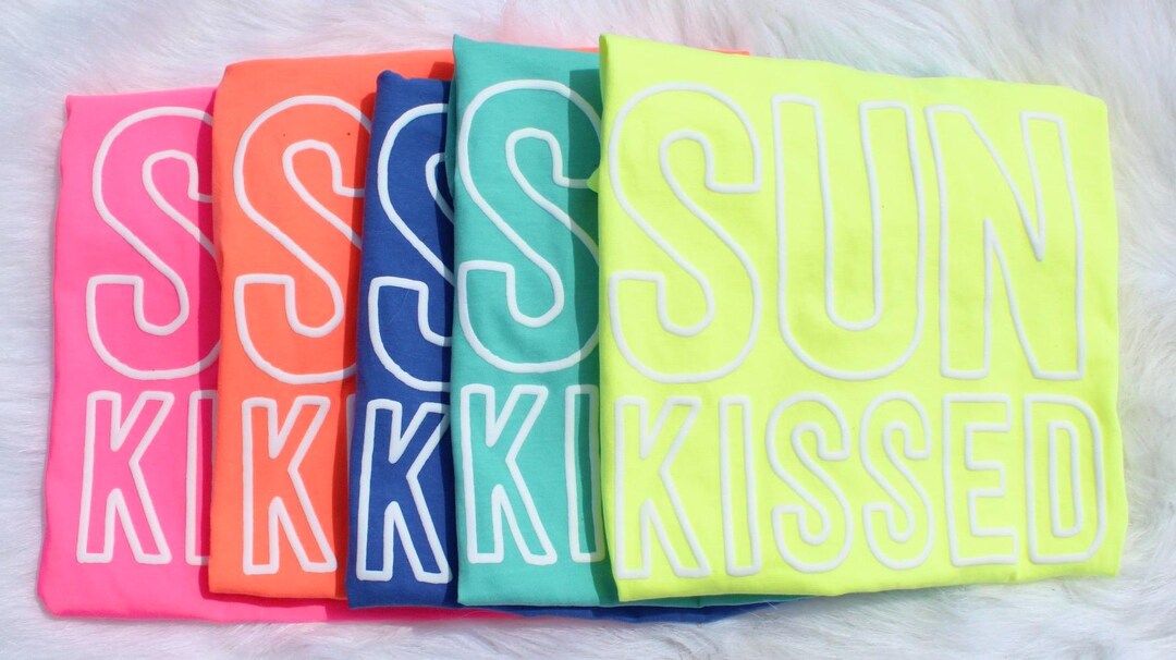 Summer Sunkissed Puff Print Comfort Colors T-shirts and Tanks - Etsy