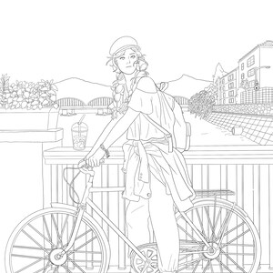 Summer Breeze - Printable Coloring Pages,coloring Pages for Adult ...