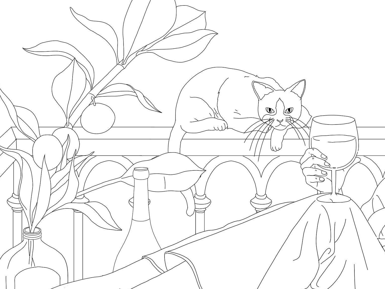 Happy Time Printable Coloring Pages,coloring Pages for Adult,kids ...