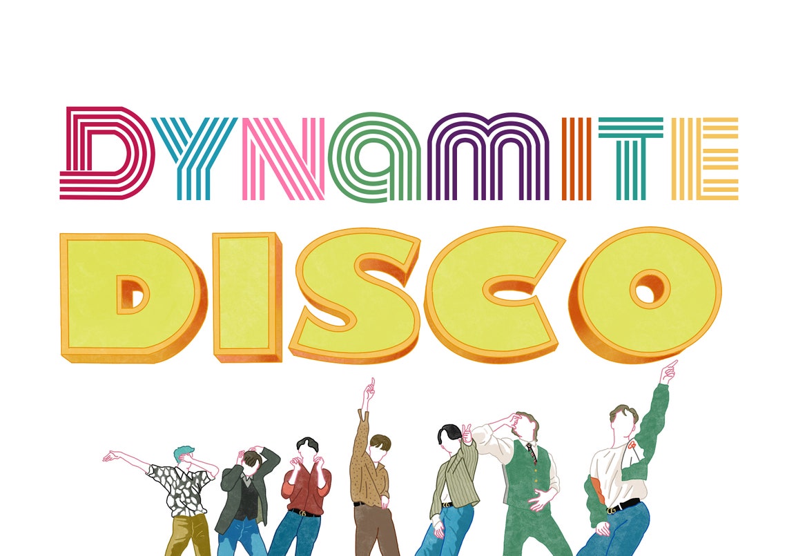 BTS Dynamite Clipart for stickerLOGO-PNG bangtan boys new | Etsy