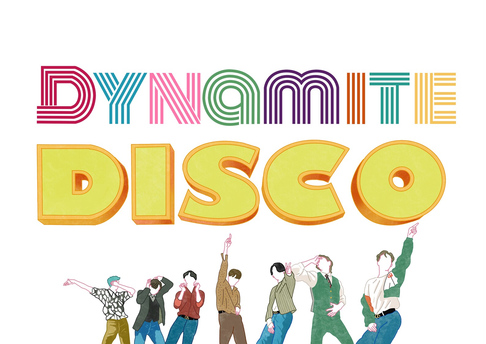 BTS Dynamite Clipart for Sticker,logo-png, Bangtan Boys New Album ...