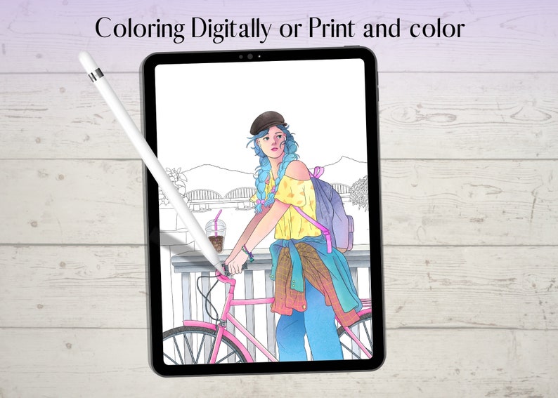 Summer Breeze Printable Coloring Pagescoloring Pages for - Etsy