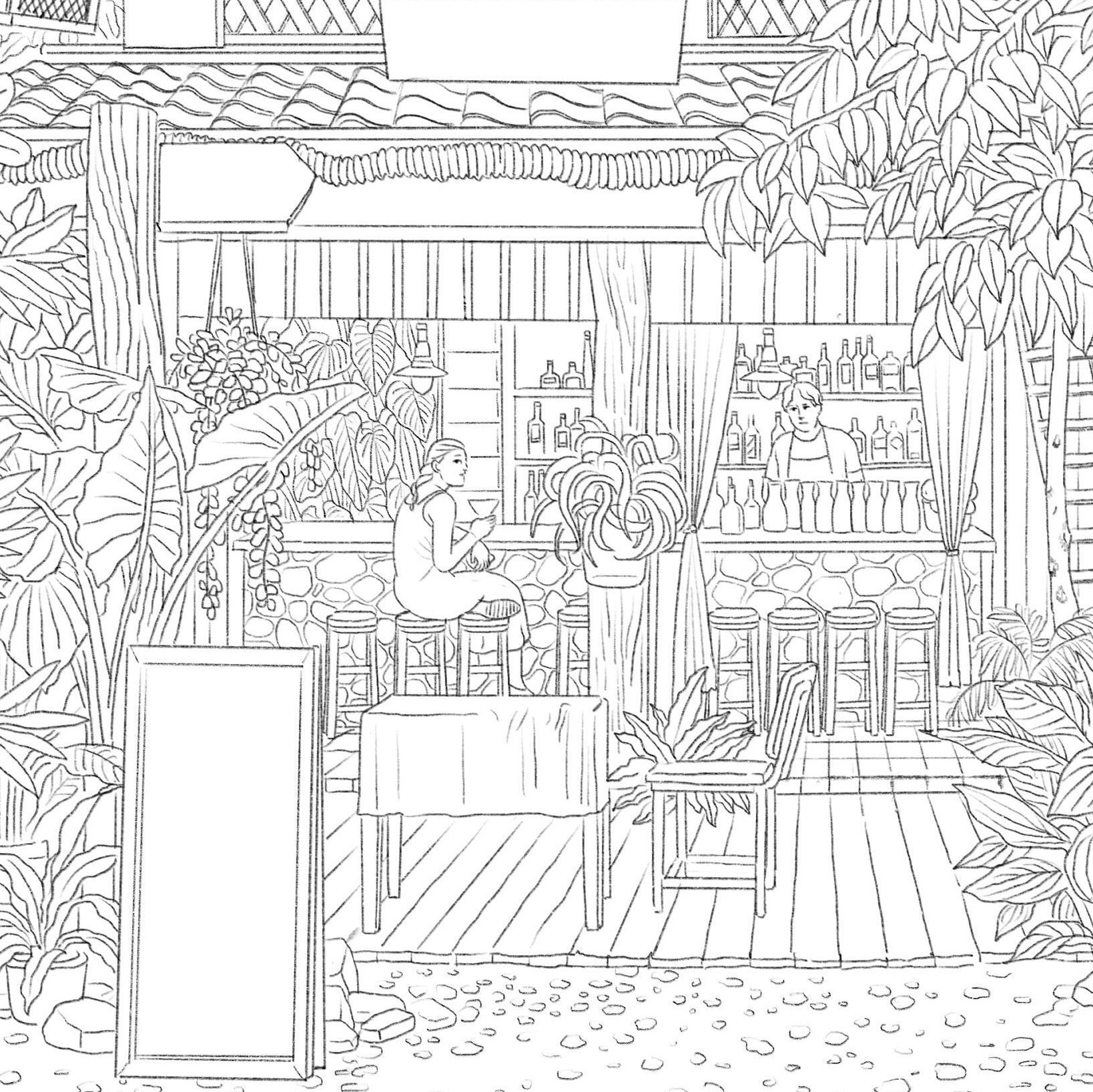 Building Coloring Pages ,set of 3-PNG,PDF,JPG - Etsy