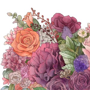 Autumn Floral Heart Png-wedding Clipart - Etsy