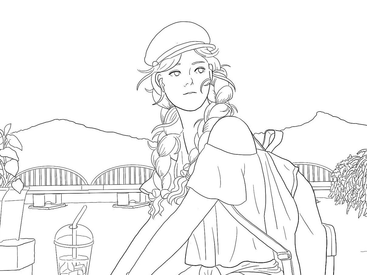 Summer Breeze Printable Coloring Pagescoloring Pages for | Etsy