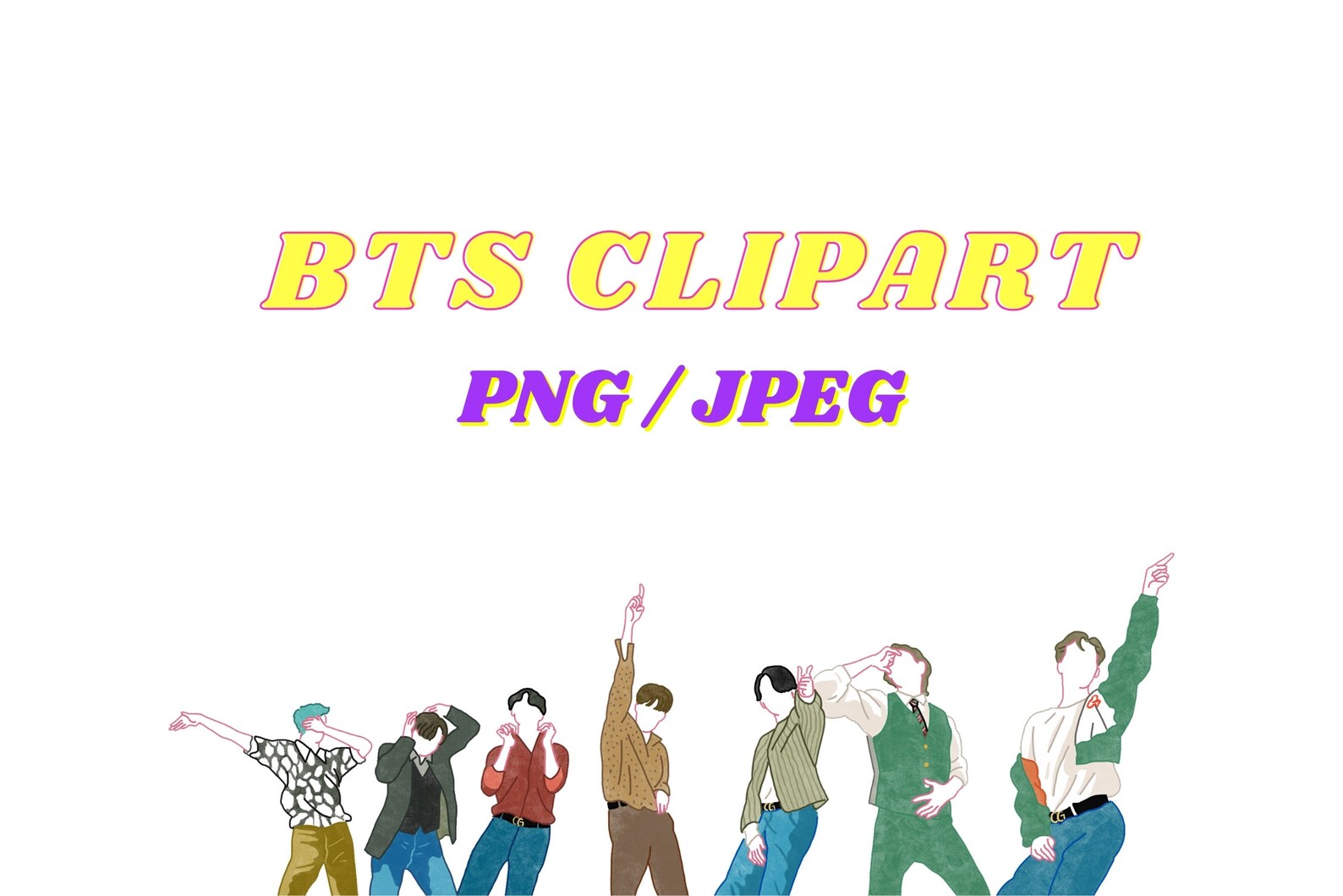 BTS Dynamite Clipart for Sticker,logo-png, Bangtan Boys New Album ...