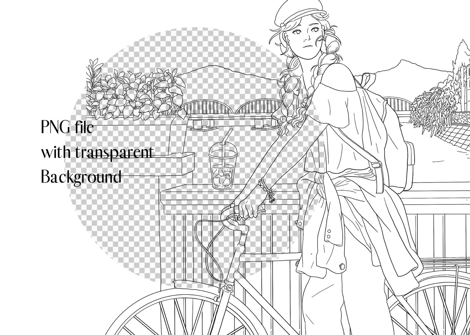 Summer Breeze Printable Coloring Pagescoloring Pages for - Etsy