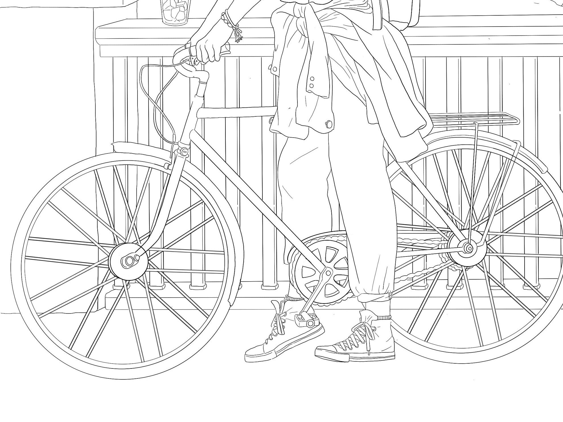 Summer Breeze Printable Coloring Pagescoloring Pages for | Etsy