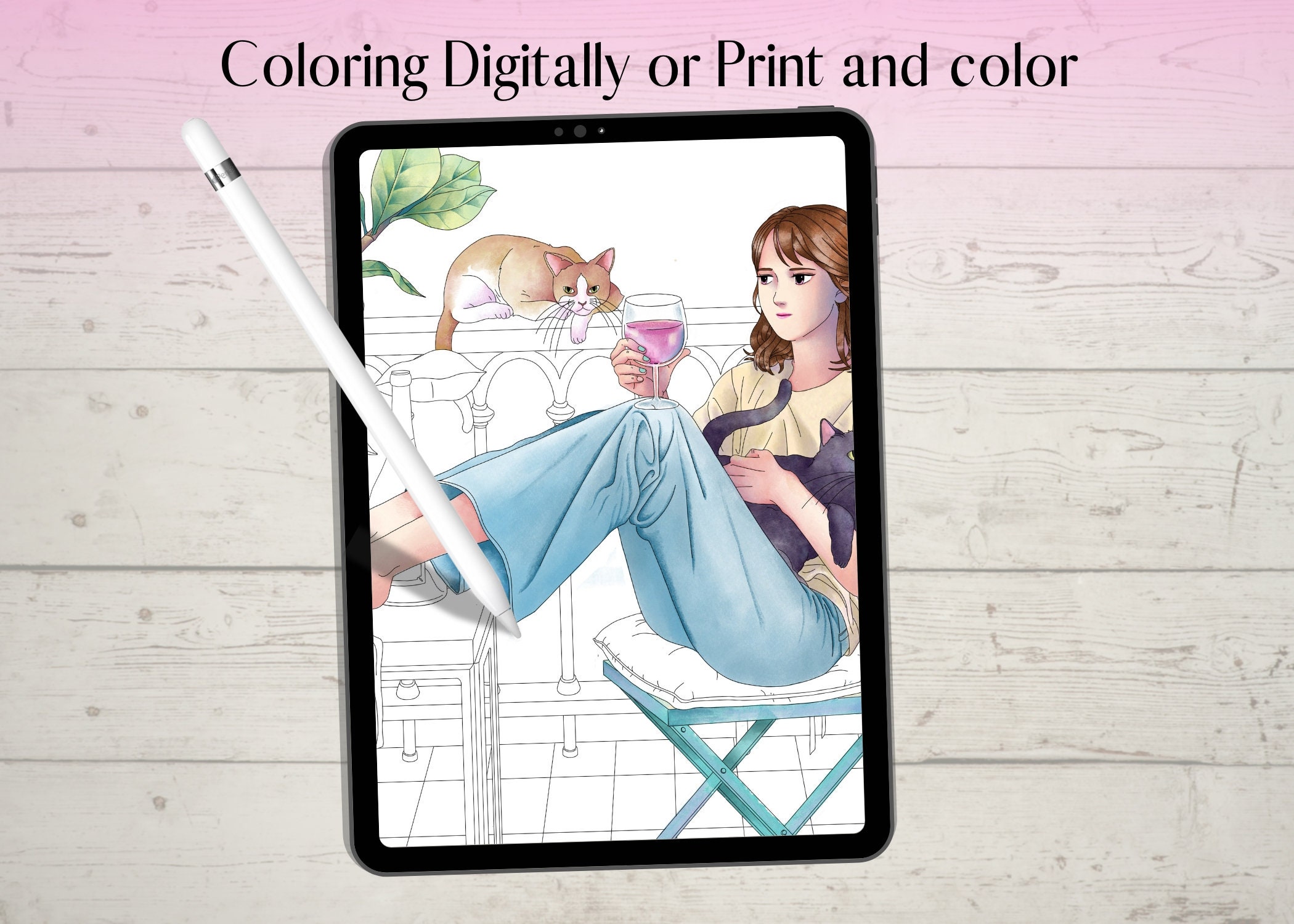 Happy Time Printable Coloring Pages,coloring Pages for Adult,kids ...